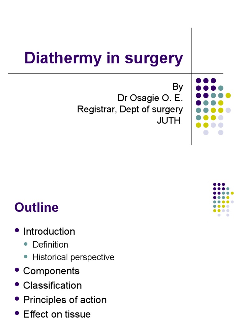An In-Depth Review of Diathermy in Surgery: Its History, Components ...