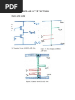 CMOS NOR2 and NAND2 Gate Design | PDF | Cmos | Mosfet