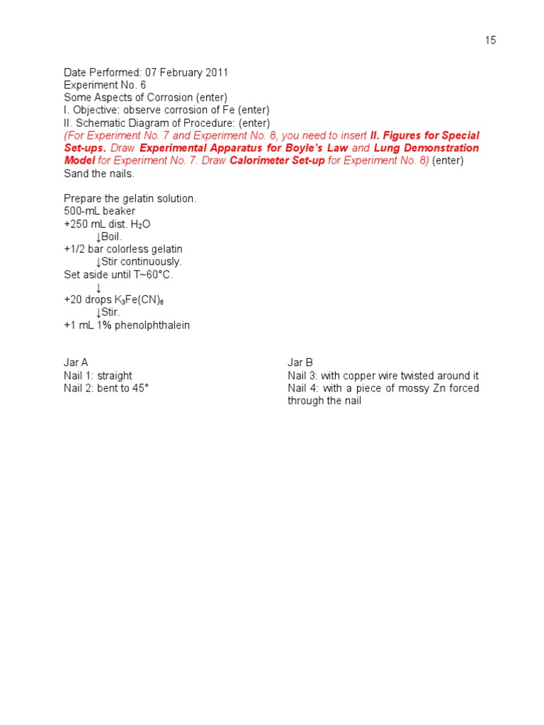 Sample Pre Lab | PDF | Home & Garden