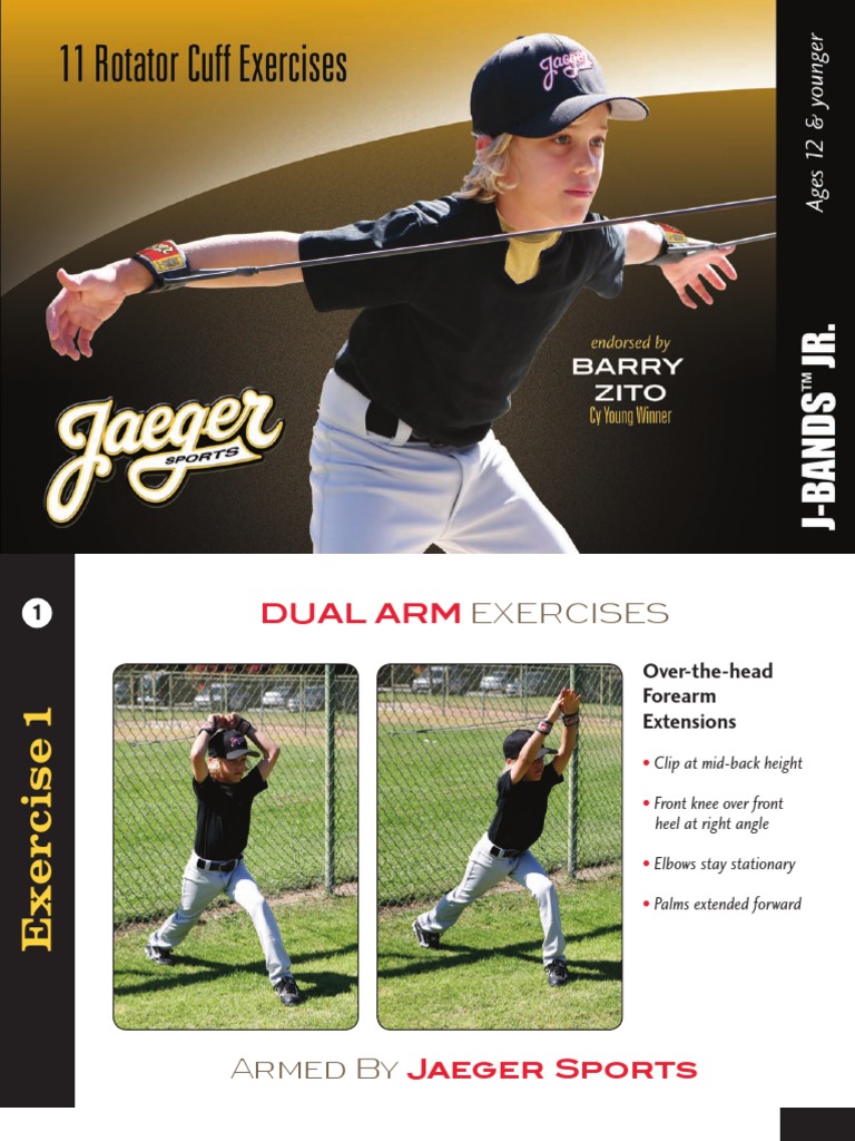 J-Bands JR Exercise Manual | PDF | Shoulder | Elbow