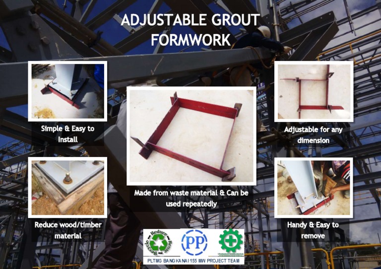 POSTER Adjustable Grout Formwork | PDF