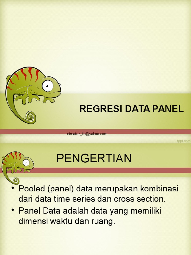 Panduan Lengkap Regresi Data Panel | PDF