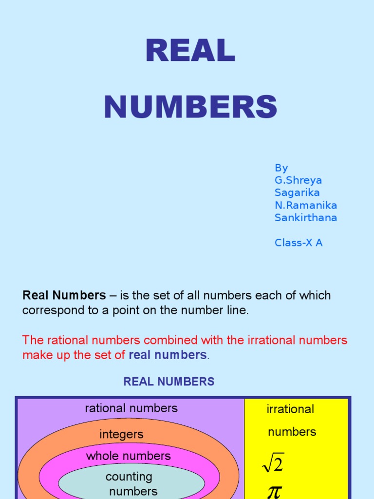 Real Numbers Shreya | PDF | Prime Number | Factorization