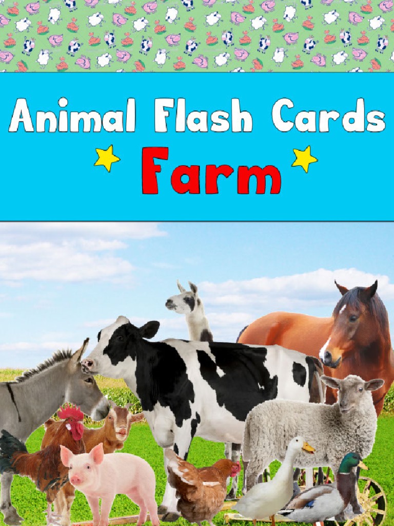FlashCards Animales en Español | PDF