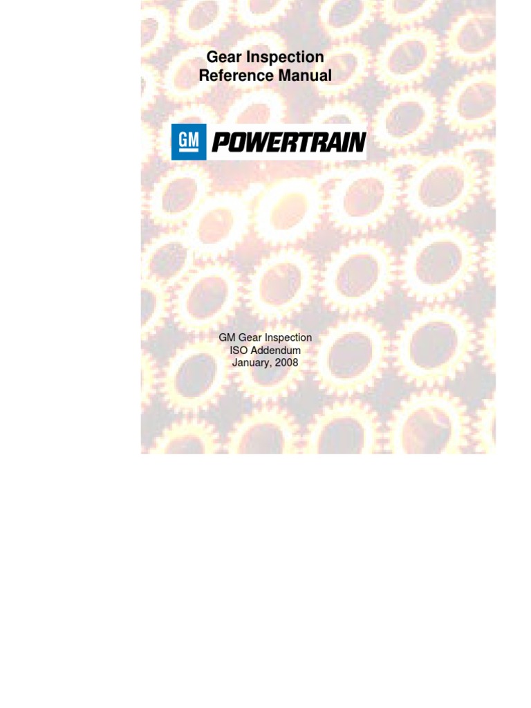 Gear Inspection Methods Overview | PDF | Gear | Teaching Mathematics