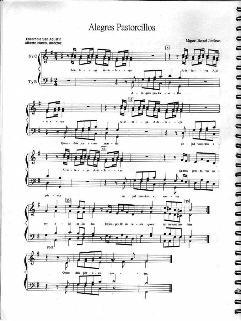 Alegres Pastorcillos | PDF