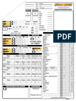 Star Wars d20 Fillable Character Sheet | PDF | Gaming | Role Playing Games
