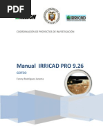 IRRICAD Pro: Software Avanzado de Riego | PDF | Riego | Diseño