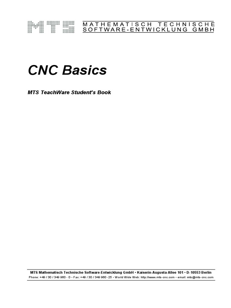 Cnc Basics Pdf Numerical Control Cartesian Coordinate System