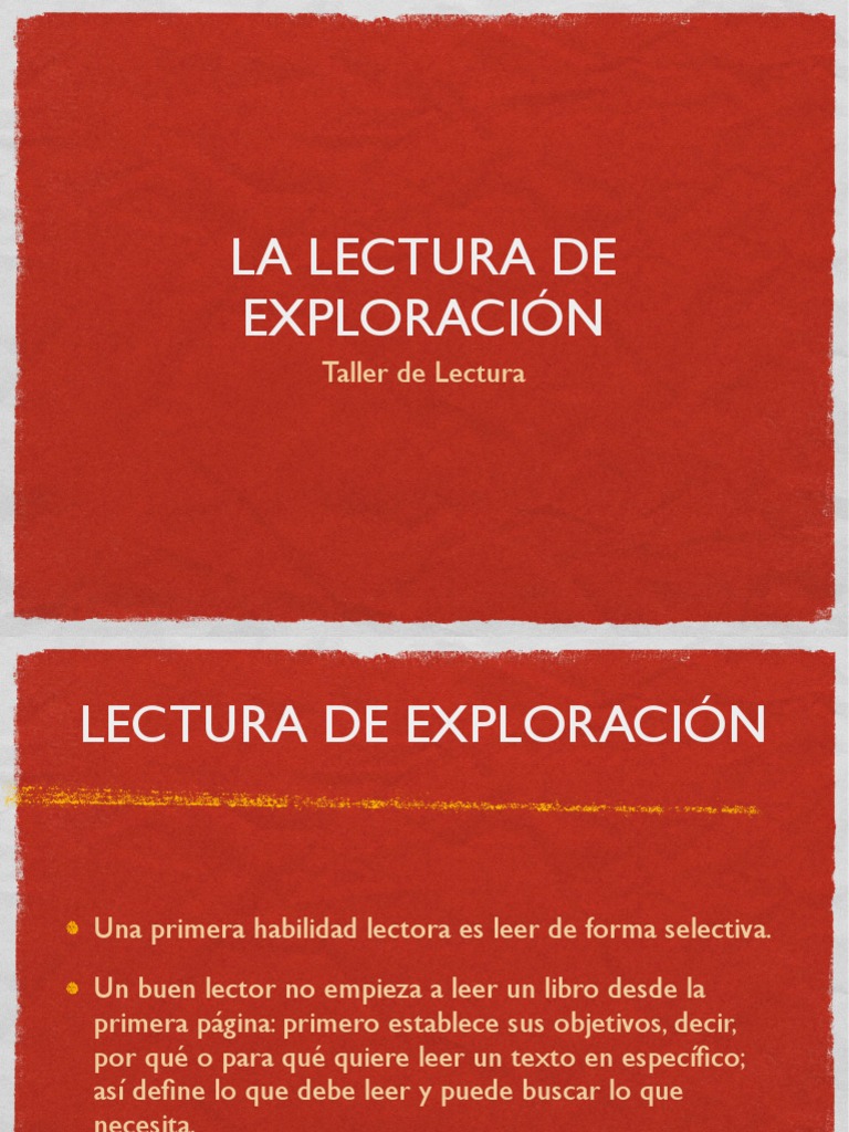 Tema 7 Lectura de Exploración | PDF | Bibliografía | Libros