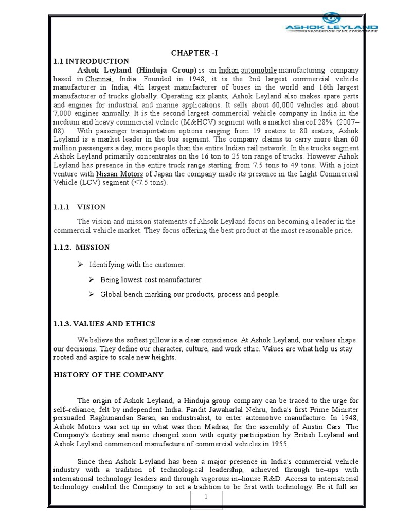 Ashok Leyland | PDF | Working Capital | Audit