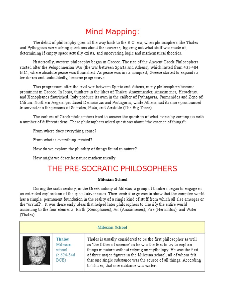 Mind Mapping | PDF | Ancient Greek Philosophy | Sophism