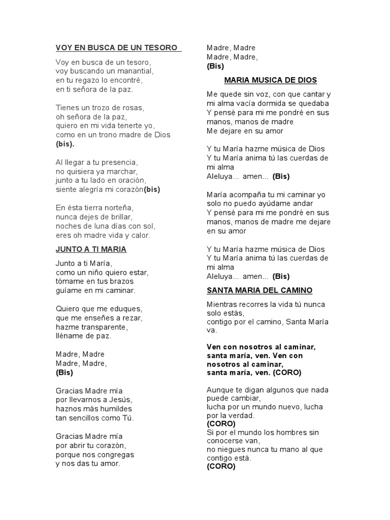 Canciones Para Rosario | María, madre de Jesús | Oración