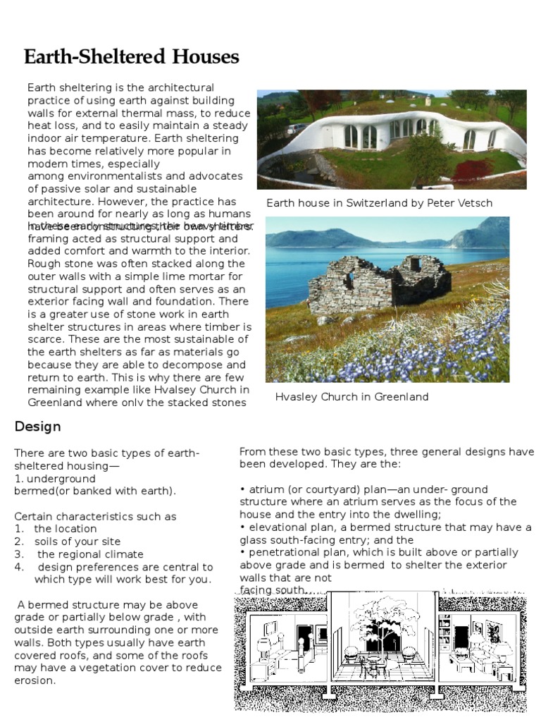 Earth Berming | Building Engineering | Building