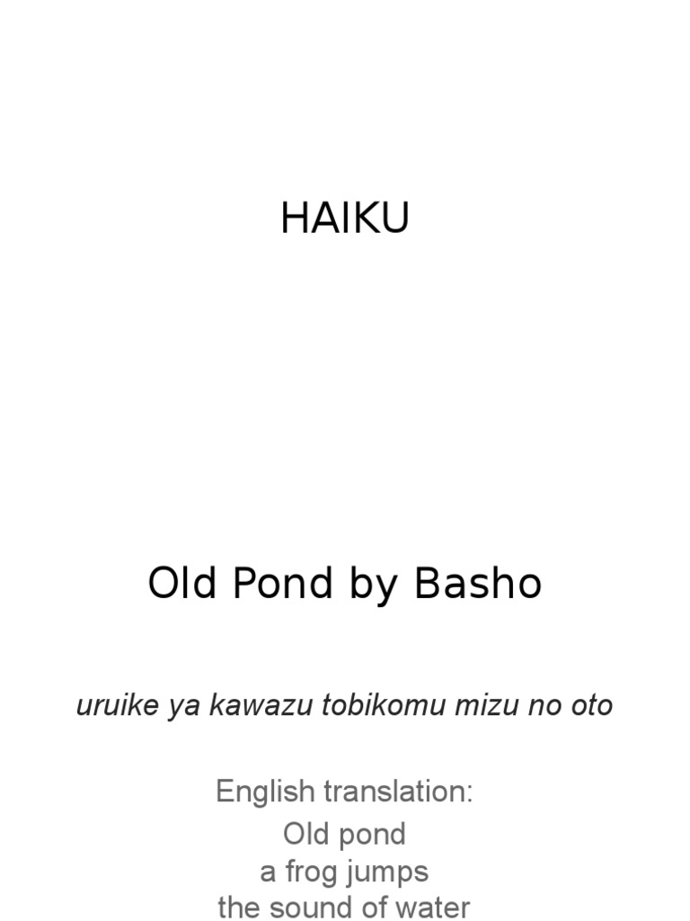 Haiku | PDF