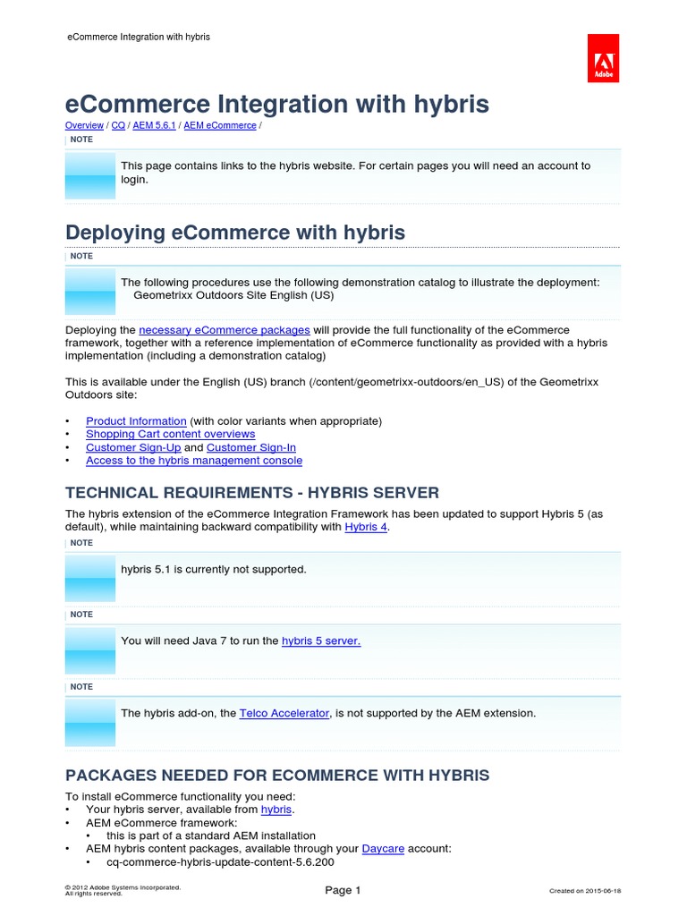 Ecommerce Hybris | PDF | Http Cookie | Areas Of Computer Science