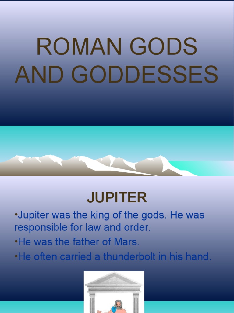 Roman Gods and Goddesses | PDF