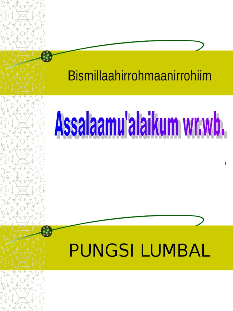 Pungsi Lumbal | PDF
