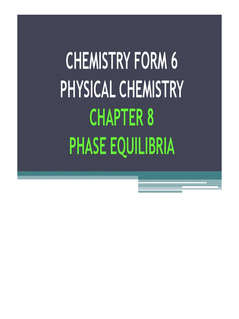 Phase Equilibria in Ideal Solutions | PDF | Distillation | Solution