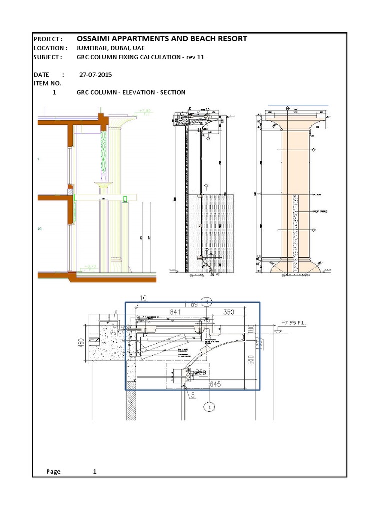 Grc Column | Civil Engineering | Building Materials