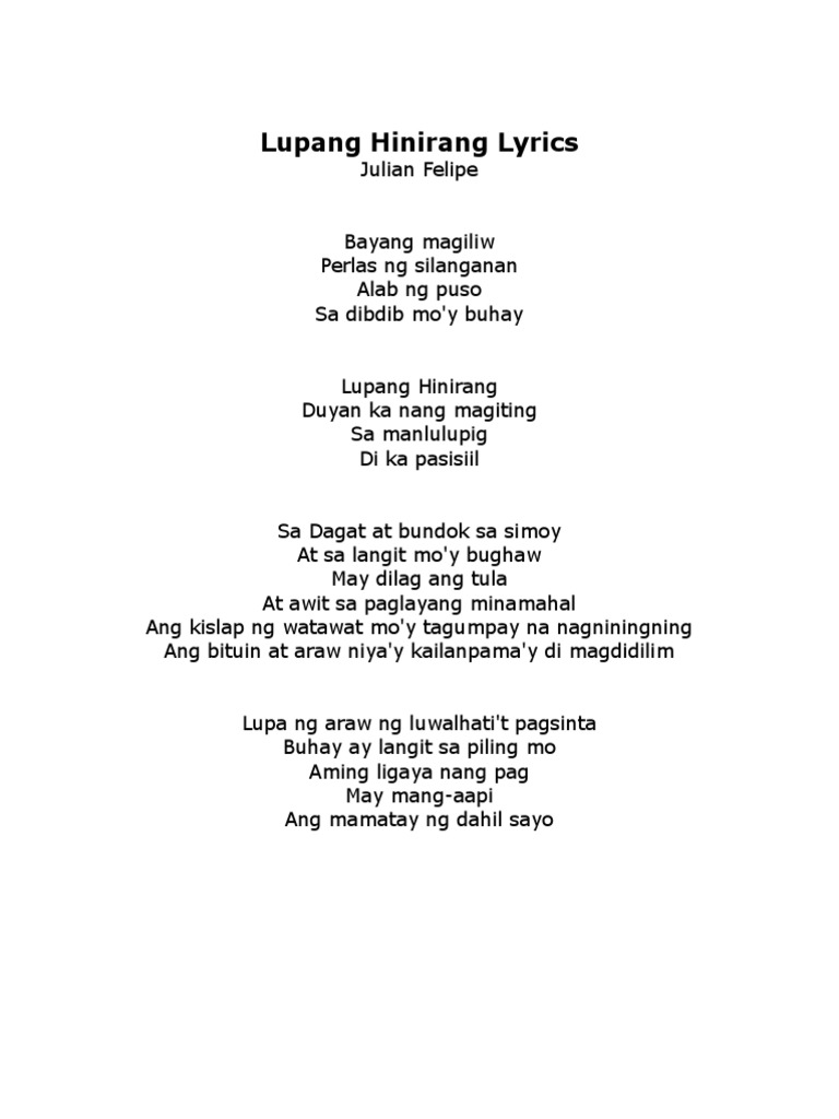 LUPANG HINIRANG 2022 (OFFICIAL) PAMBANSANG AWIT NG, 49% OFF LUPANG HINIRANG 2022 (OFFICIAL) PAMBANSANG AWIT NG, 49% OFF