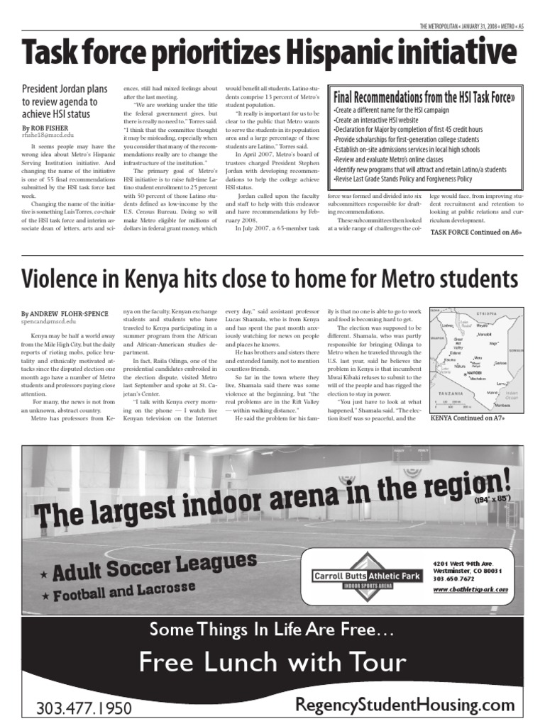 Task Force Prioritizes Hispanic Initiative | PDF