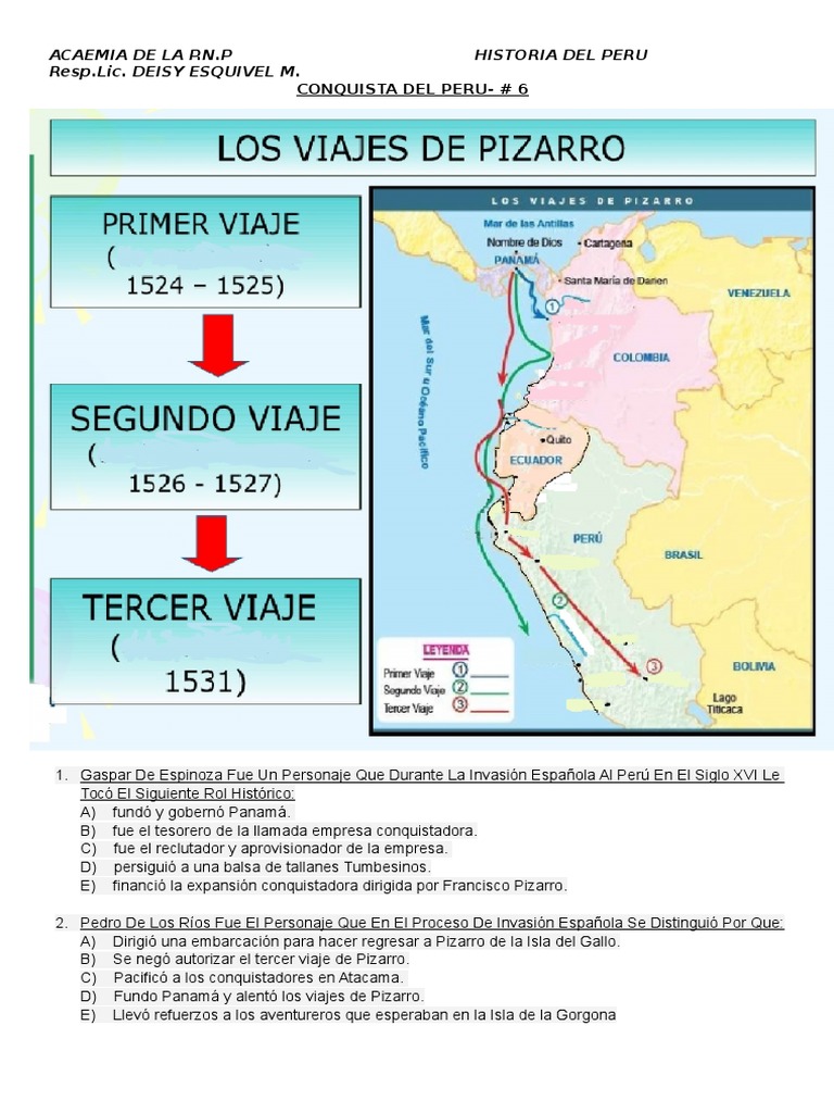 Conquista Del Peru 06 | PDF | Francisco Pizarro | Imperio Inca
