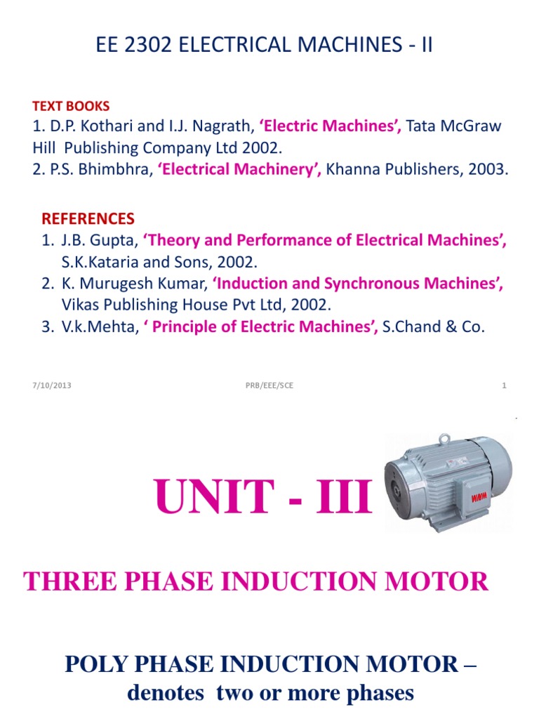 Induction Motor | PDF | Electric Motor | Electromagnetism
