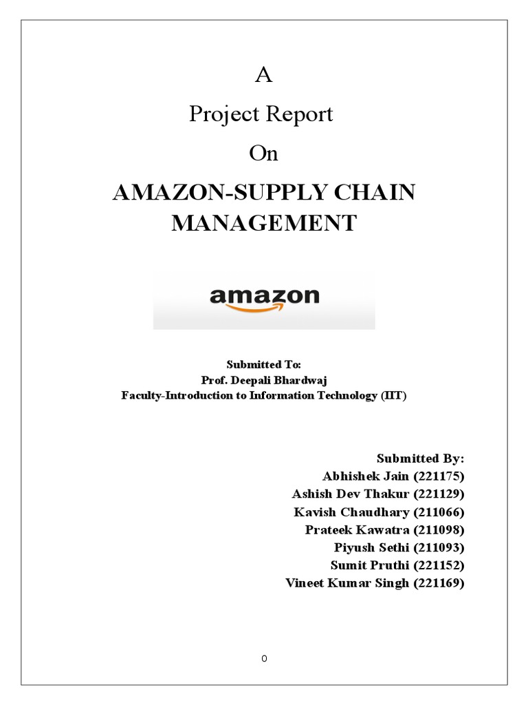 Group 10 IT Project Report | PDF | Amazon.Com | Retail