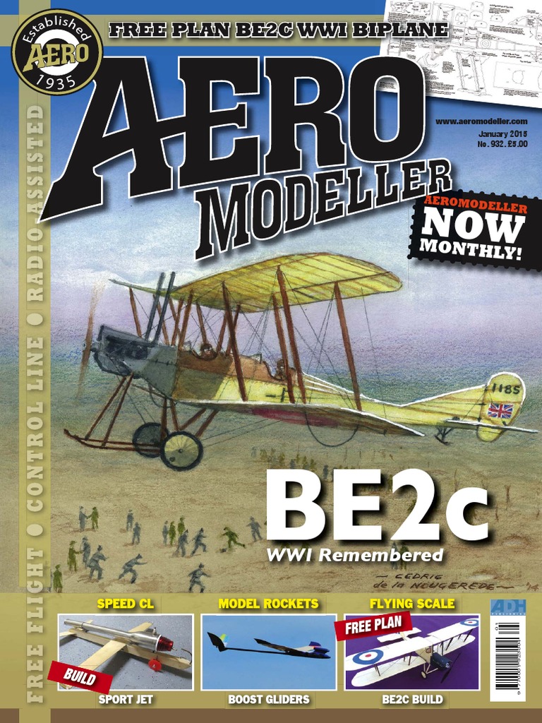 Aero - Modeller January.2015 | PDF | Glider (Sailplane) | Aircraft