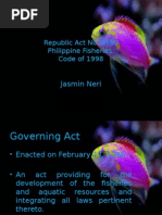 RA 10654: Philippine Fisheries Code | PDF | Coral | Coral Reef