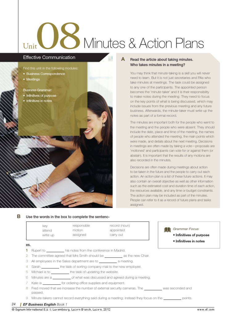 Business Englidsh Beginner Unit8 | PDF | Communication | Business