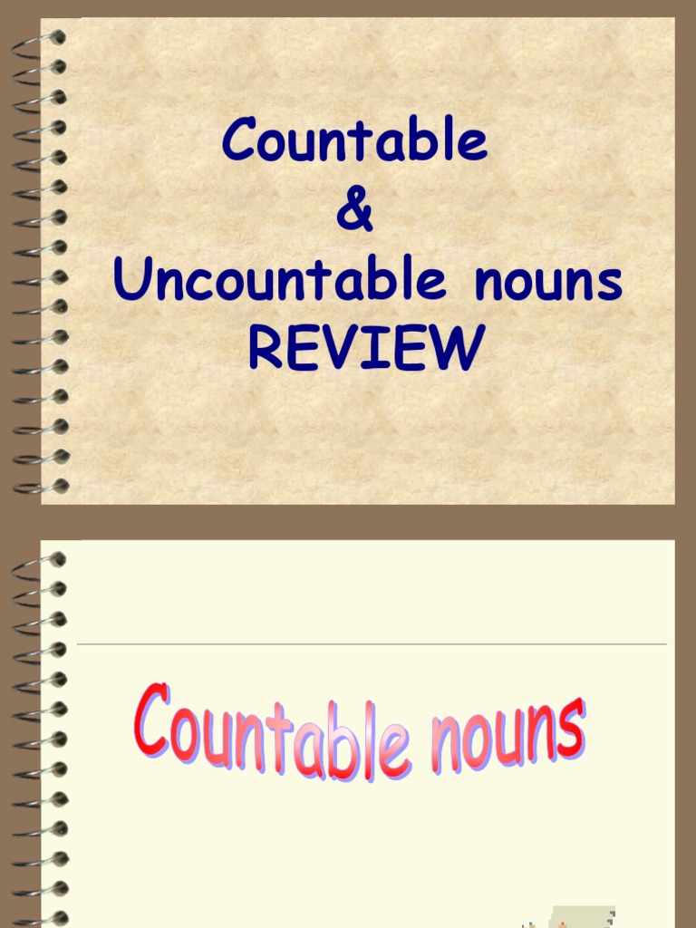 Countable and Uncountable Nouns | PDF | Noun | Grammatical Number
