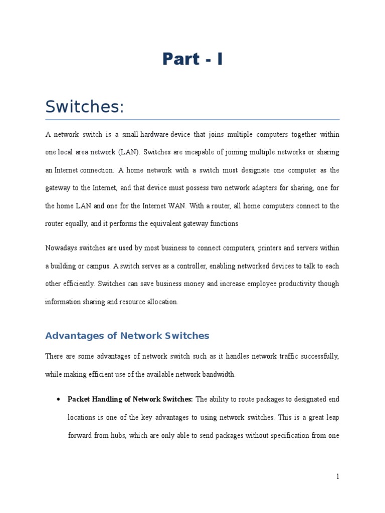 Switch And Router Pdf Router Computing Network Switch