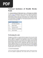 NIHSS Stroke Scale Scoring Guide | PDF | Diseases And Disorders ...