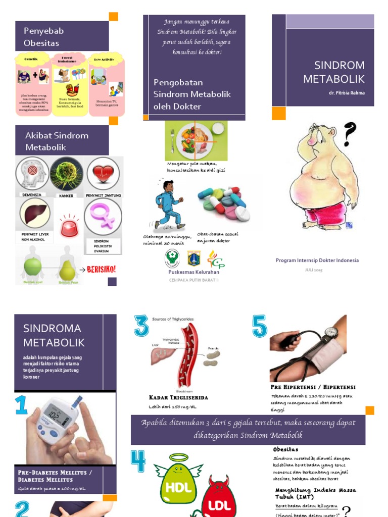 Leaflet Sindroma Metabolik | PDF
