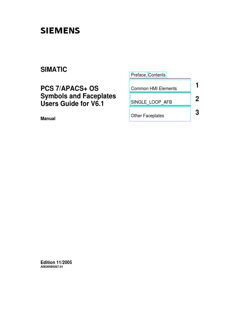 PCS 7 APACS OS Symbols and Faceplates V6.1 | PDF | Personal Computers ...