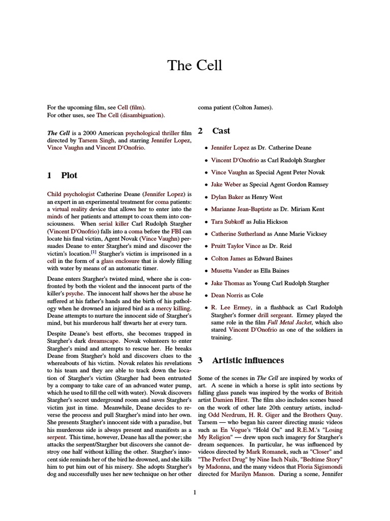 The Cell | PDF
