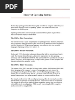 Evolution of Operating Systems | PDF | Operating System | Process ...