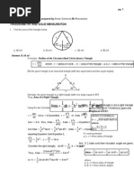 Solid Mensuration Module 1 | PDF | Area | Euclidean Geometry