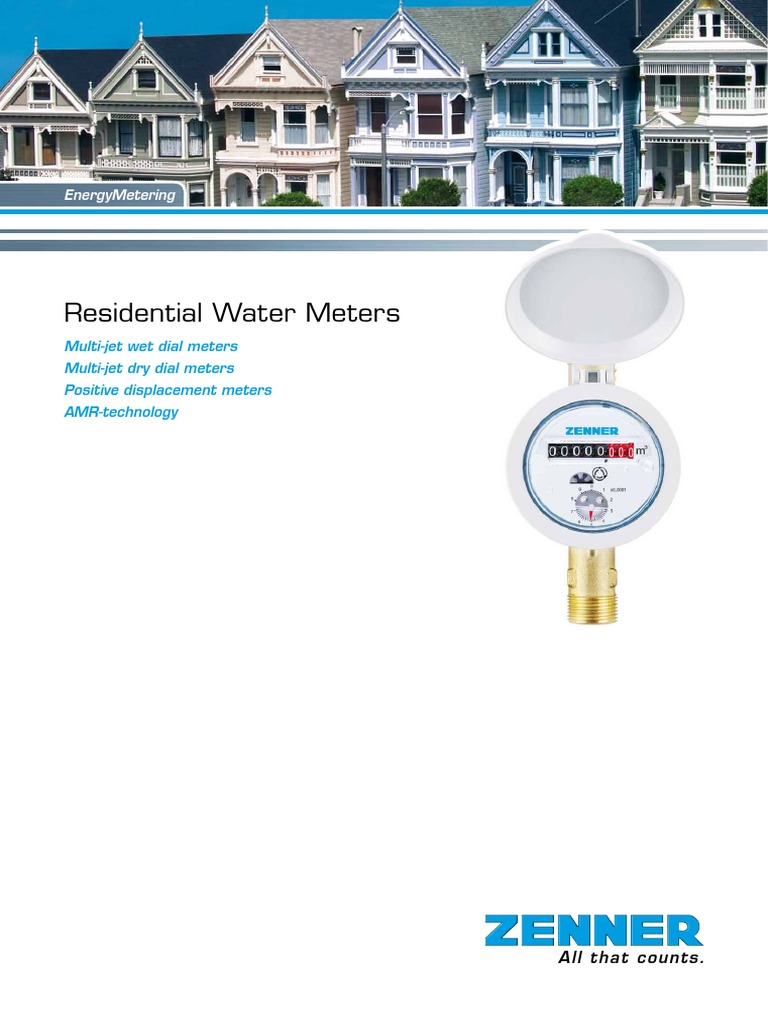 ZENNER MNK Domestic Water-Meters | PDF | Flow Measurement | Radio