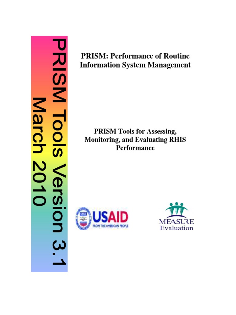 PRISM: Performance of Routine Information System Management | PDF ...