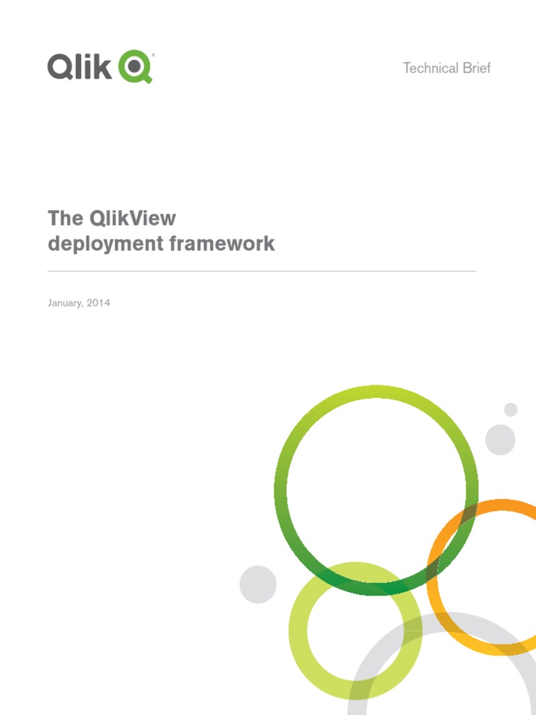 Qlikviewdeploymentframework Documentation Pdf Business Intelligence Software Framework