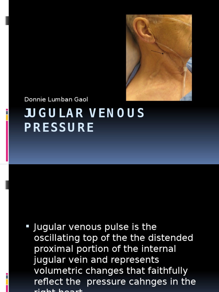 JVP Examination For GP | PDF | Atrium (Heart) | Vein