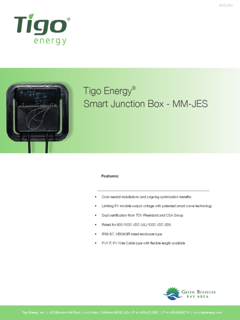 View The Solar PV Optimized Junction Box Data Sheet | PDF | Solar Panel ...
