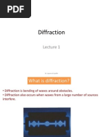 Fraunhofer Double Slit Diffraction | PDF | Diffraction | Applied And Interdisciplinary Physics