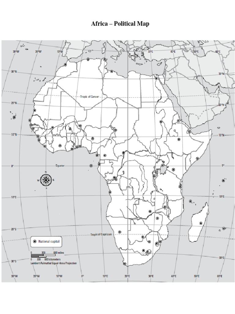 Africa Map Activity | PDF