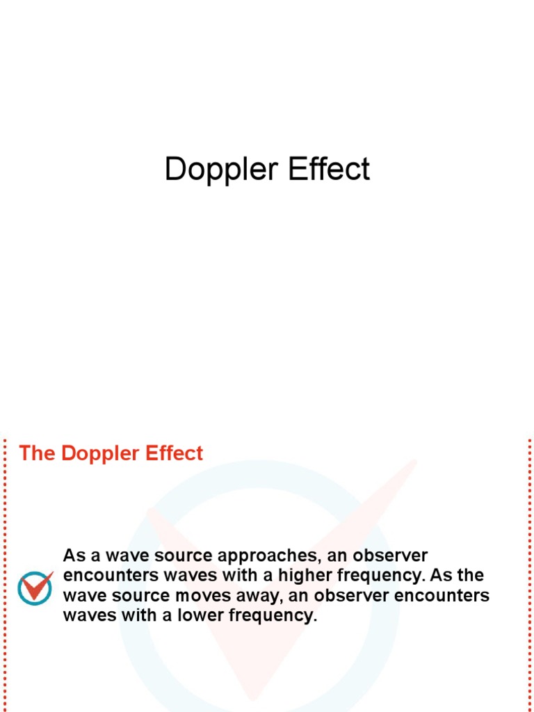 Understanding the Doppler Effect | PDF | Doppler Effect | Redshift