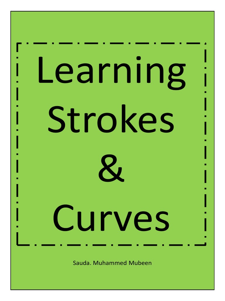 Nursery Strokes and Curves Practice Sheets | PDF
