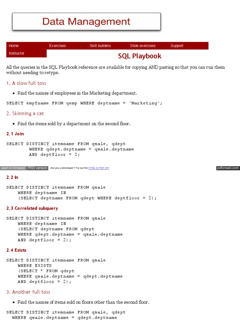 Different SQL Queries | PDF | Html | Salary